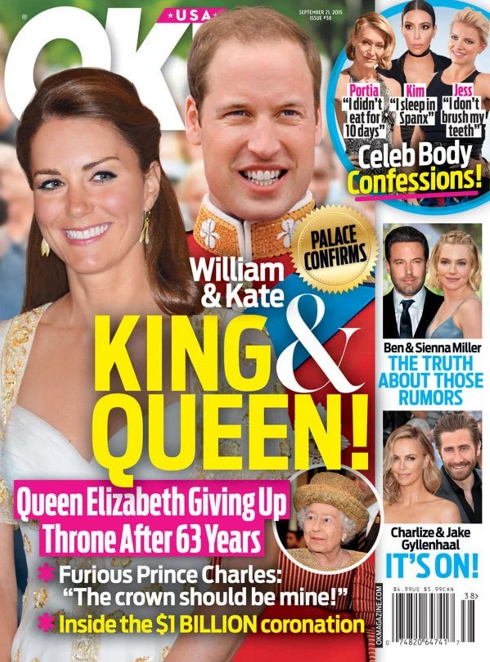 5 Ridiculous Tabloid Covers That Declared William and Kate King and ...